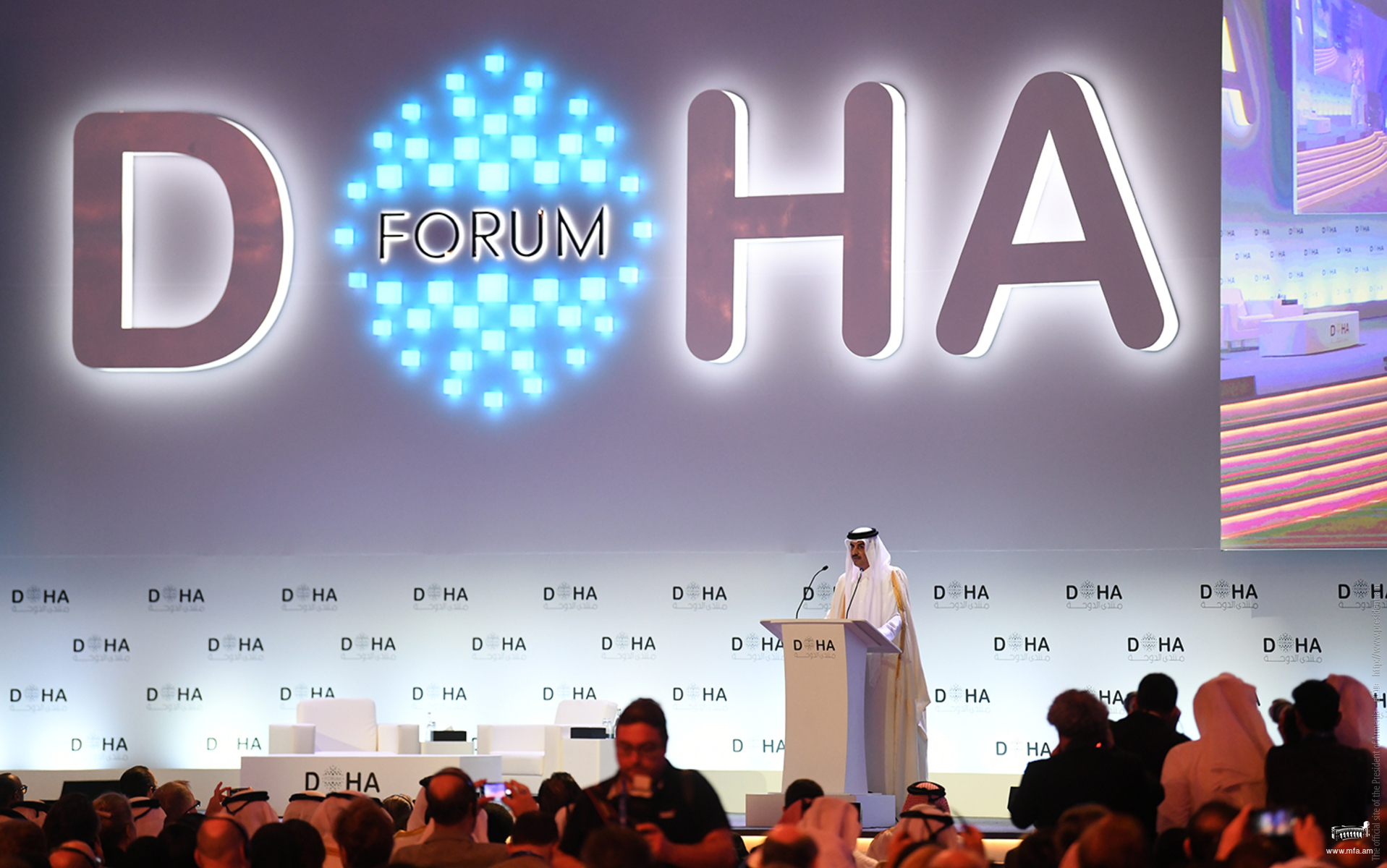 President Armen Sarkissian was present at the opening of the ...